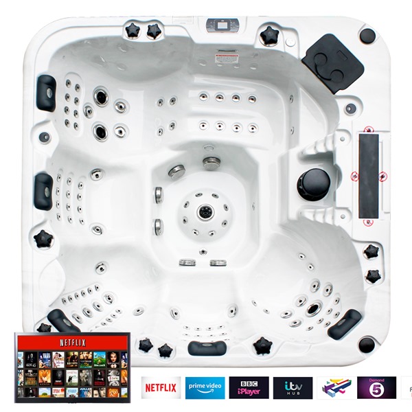 Exuma Theatre Hot Tub with Smart TV | Premier Hot Tubs
